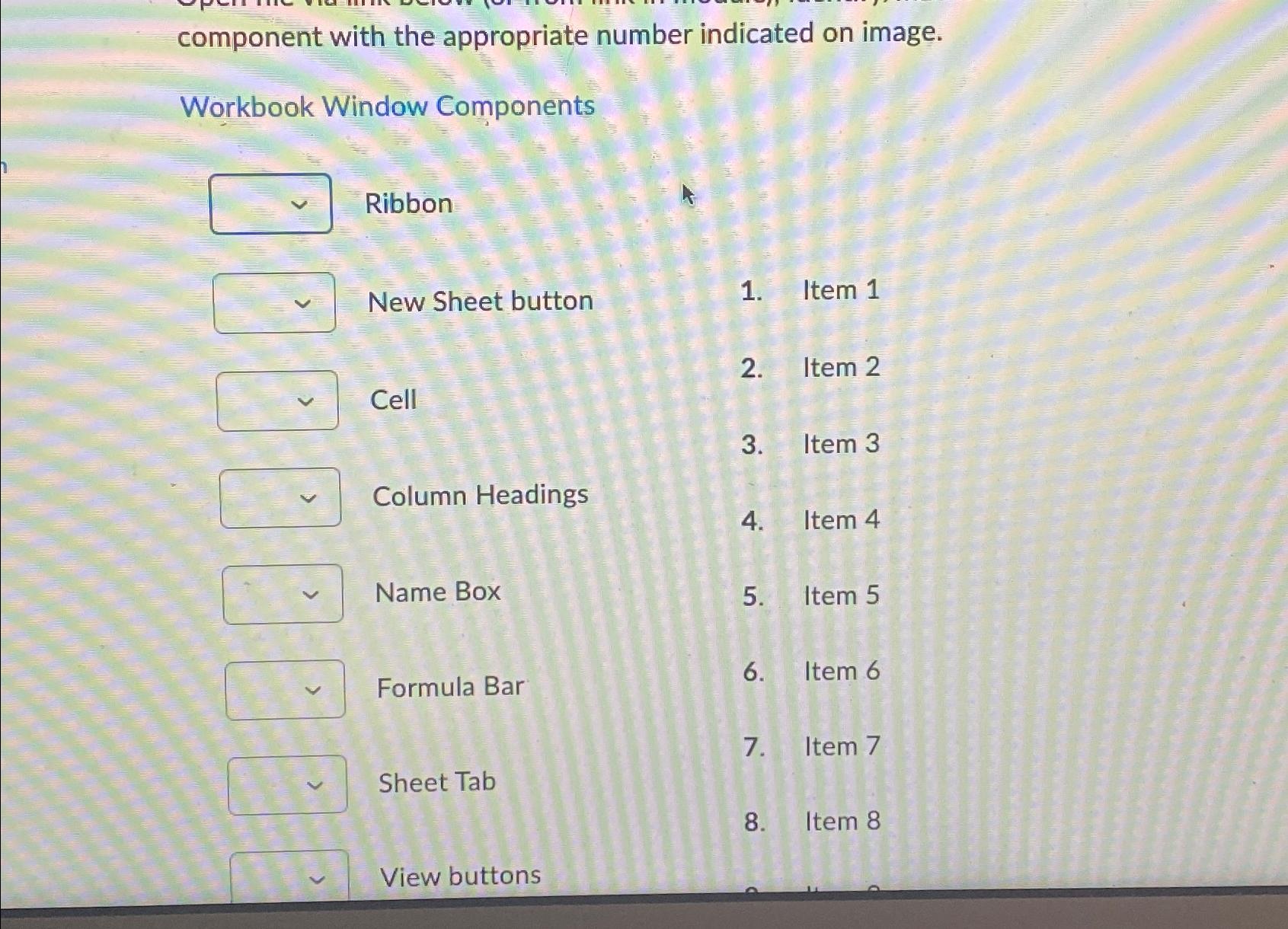 Solved component with the appropriate number indicated on | Chegg.com