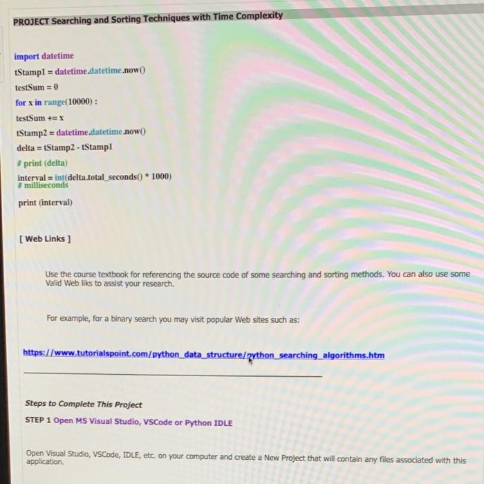 Solved Python Data Structures Lab 5 CSC 242 Student Name | Chegg.com