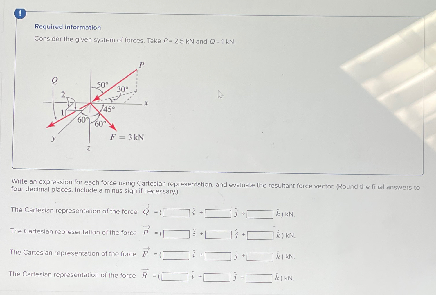 Solved !Required informationConsider the given system of | Chegg.com