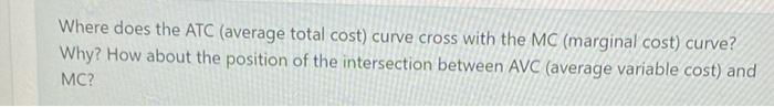 Solved Where does the ATC (average total cost) curve cross | Chegg.com