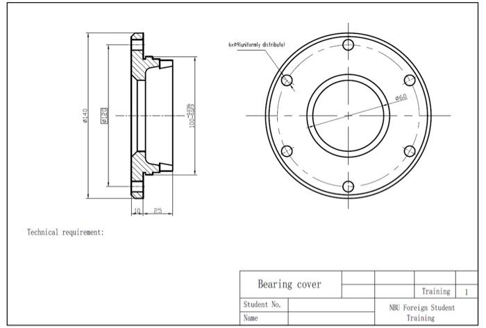 Solved Training 1：Bearing coverMark the following | Chegg.com