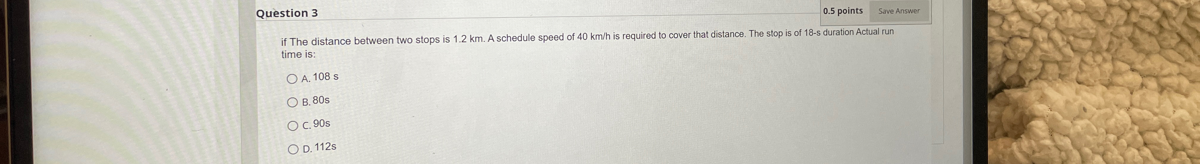 Solved Question 30.5 ﻿pointsSave Answerif The distance | Chegg.com