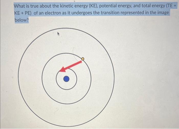 Solved What is true about the kinetic energy (KE), potential | Chegg.com
