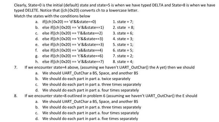Solved Clearly, State =0 is the initial (default) state and | Chegg.com