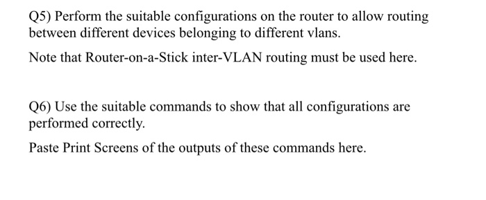 Q1) Use Packet tracer to build the following topology | Chegg.com