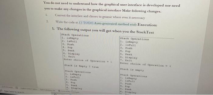 Solved package stacklab; public class | Chegg.com