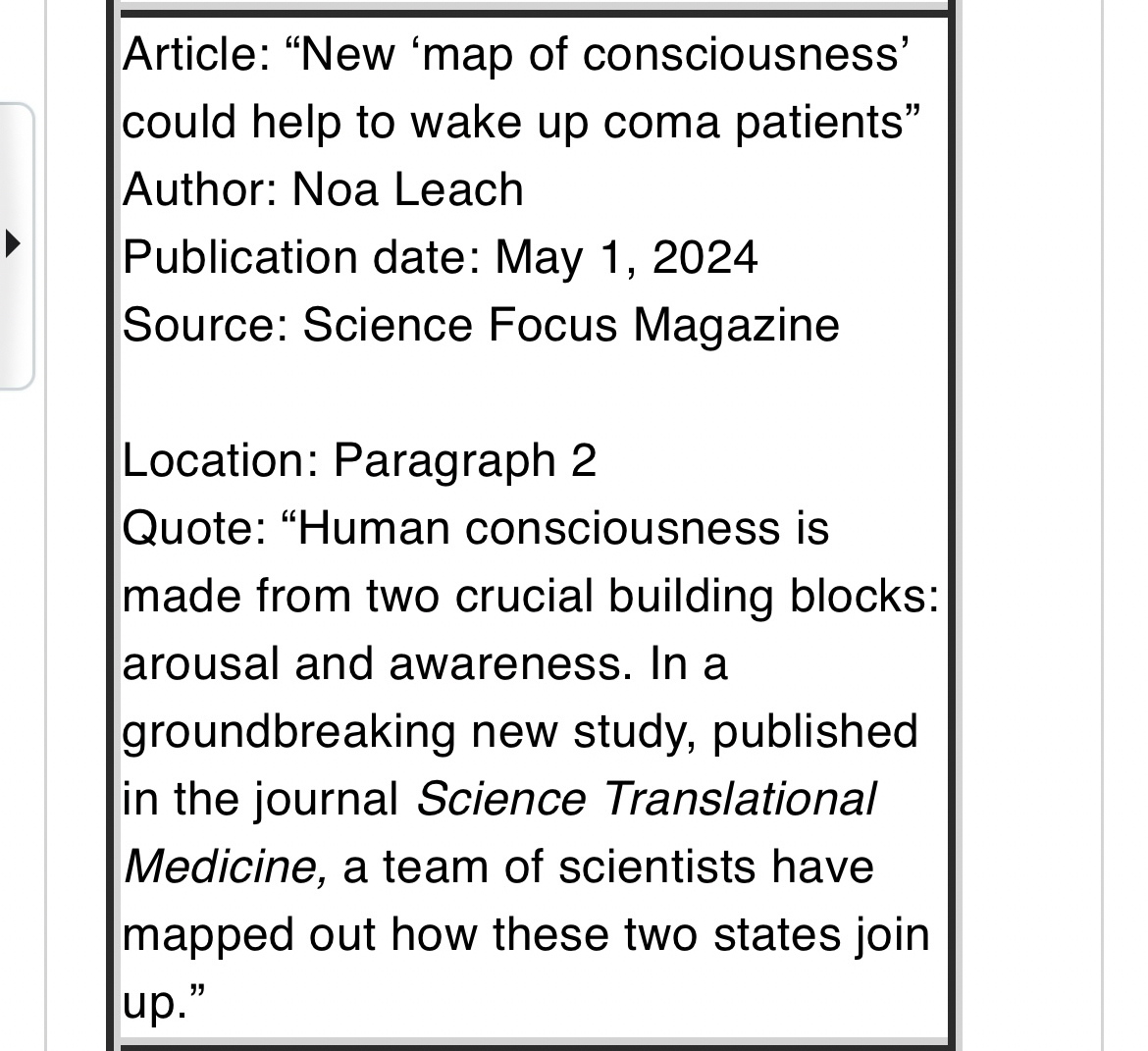 Solved Introduce this quote by using parenthetical citation | Chegg.com