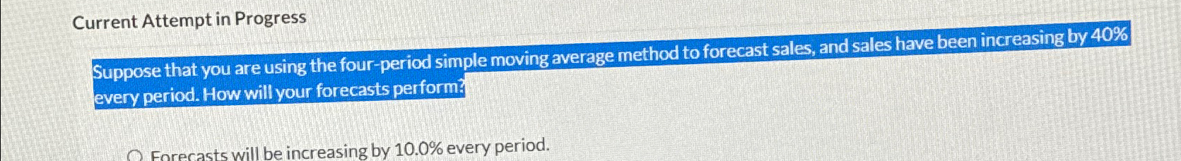 Solved Current Attempt in ProgressSuppose that you are using | Chegg.com