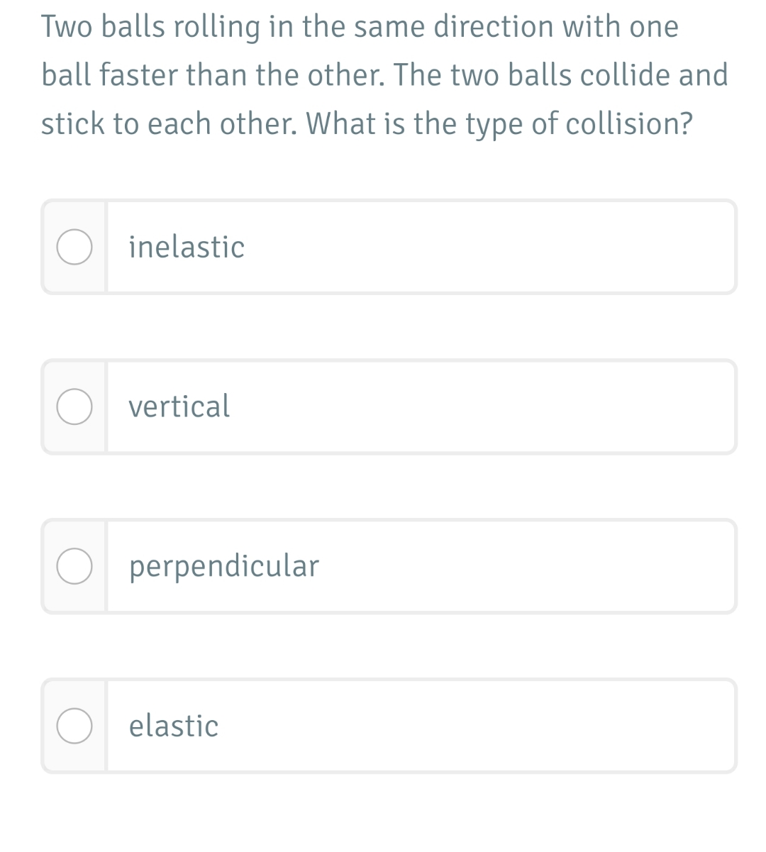 Solved Two balls rolling in the same direction with one ball | Chegg.com