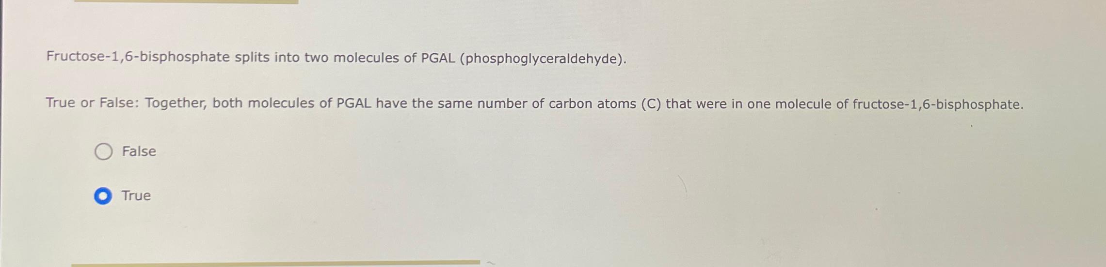 Solved Fructose-1,6-bisphosphate splits into two molecules | Chegg.com