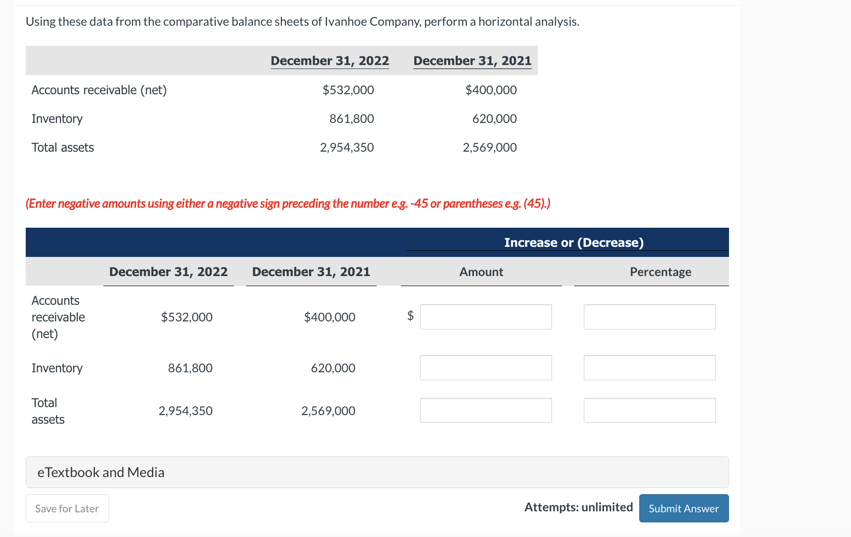 Solved Using these data from the comparative balance sheets | Chegg.com