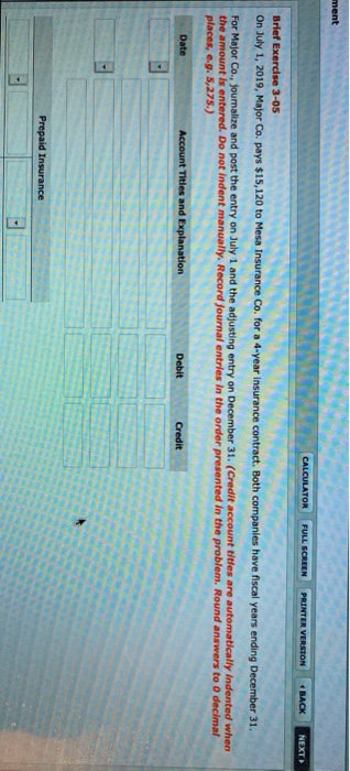 Solved ment CALCULATOR FULL SCREEN PRINTER VERSION « BACK | Chegg.com