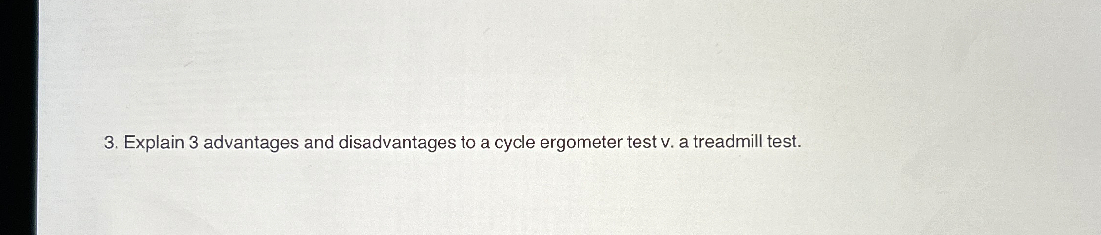 Solved Explain 3 ﻿advantages and disadvantages to a cycle | Chegg.com