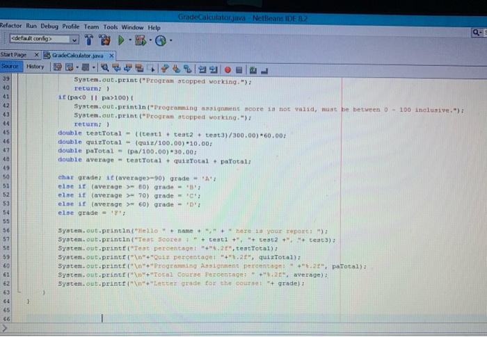 Solved Help With A Java Program Thats Satisfies The New 2325