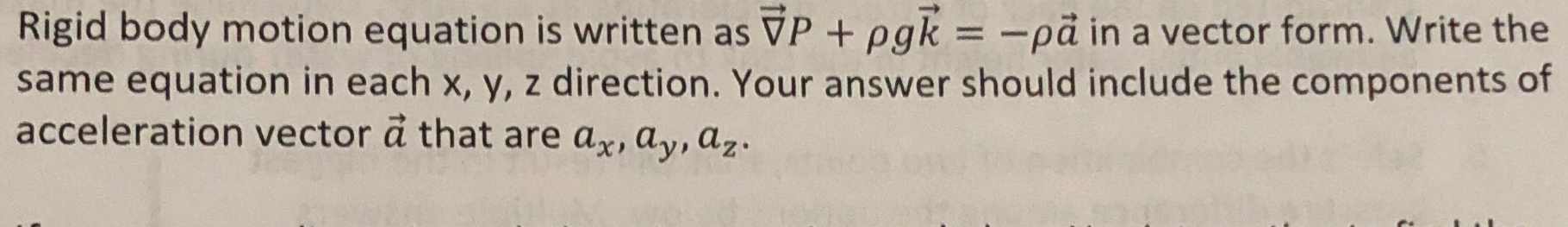 Solved Rigid body motion equation is written as | Chegg.com