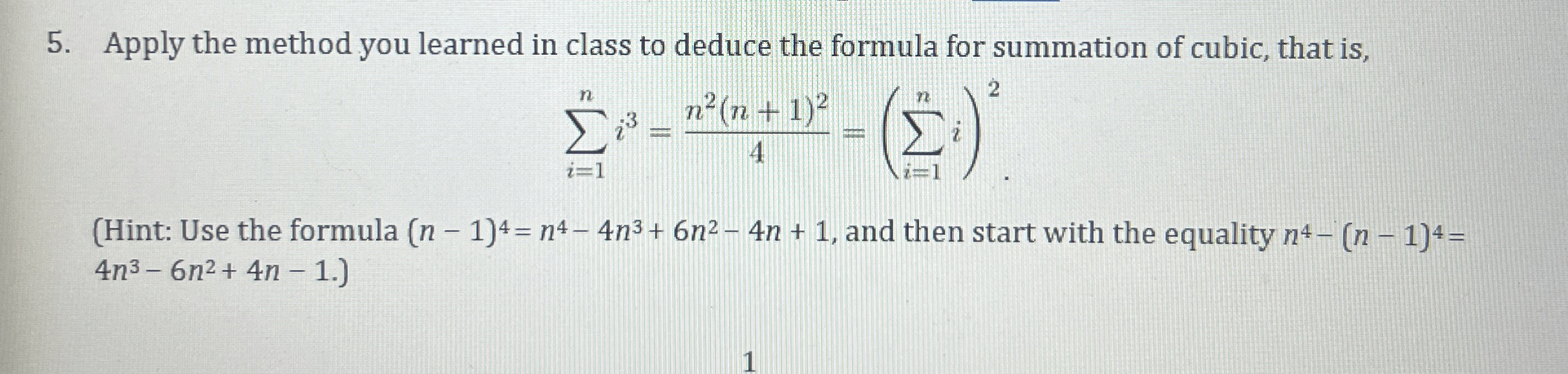 Solved Apply the method you learned in class to deduce the | Chegg.com