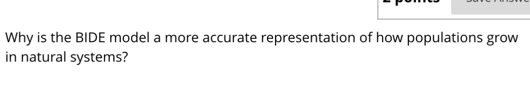 Solved Why is the BIDE model a more accurate representation | Chegg.com