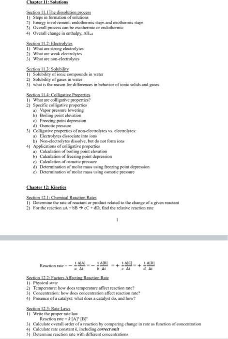 Solved Section 11. . The dissolution process 1) Steps in | Chegg.com