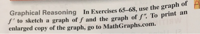 Solved Graphical Reasoning In Exercises 65-68, use the grap | Chegg.com