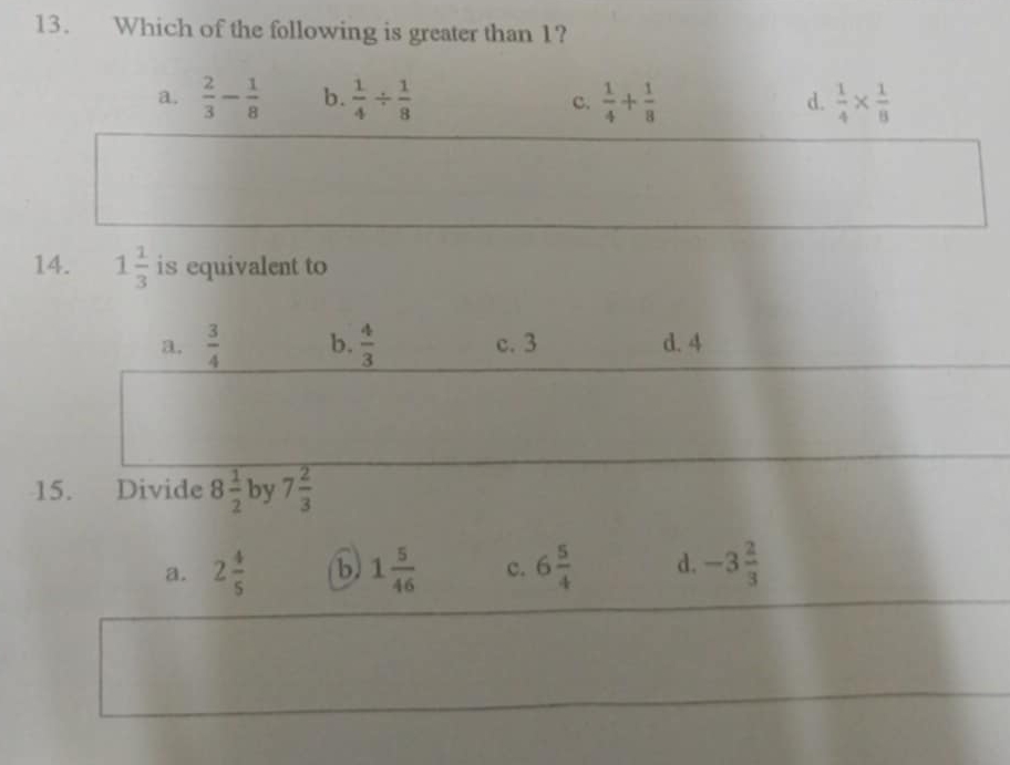 Solved Which of the following is greater than | Chegg.com