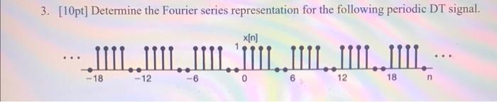 Solved [10pt] Determine The Fourier Series Representation