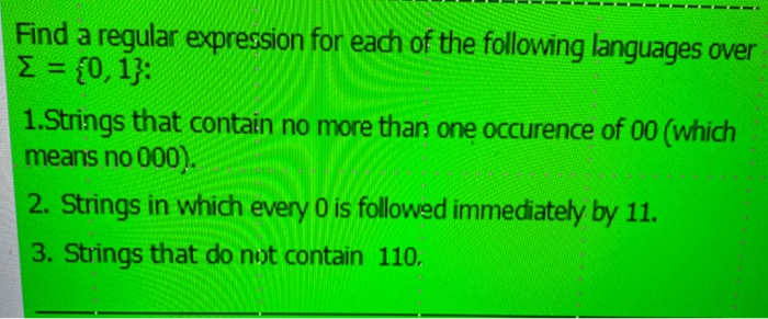 Solved draw NFA and find regular expression for number 3 in | Chegg.com