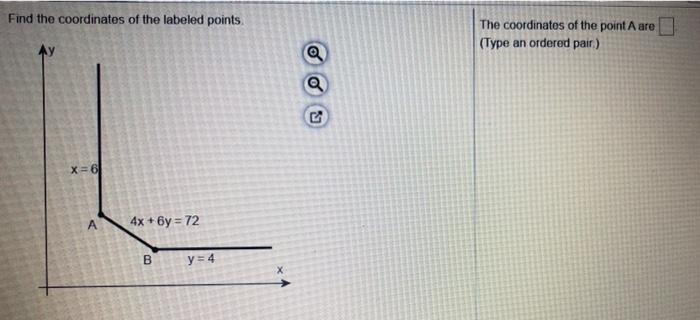 Solved Find the coordinates of the labeled points The | Chegg.com