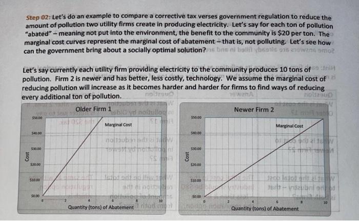 Solved Step 02: Let's do an example to compare a corrective | Chegg.com