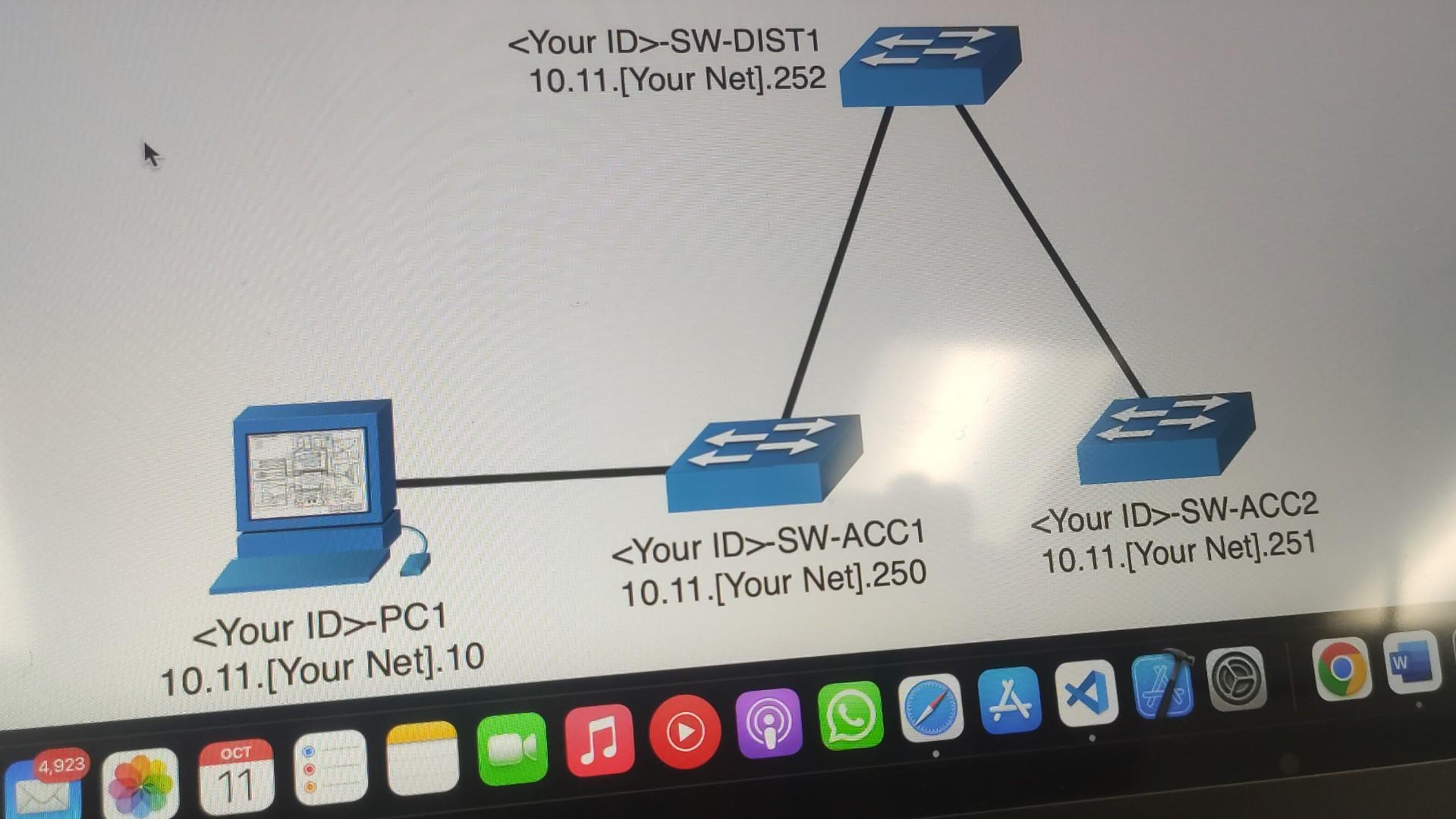 Complete the following: - Build a topology in Packet | Chegg.com