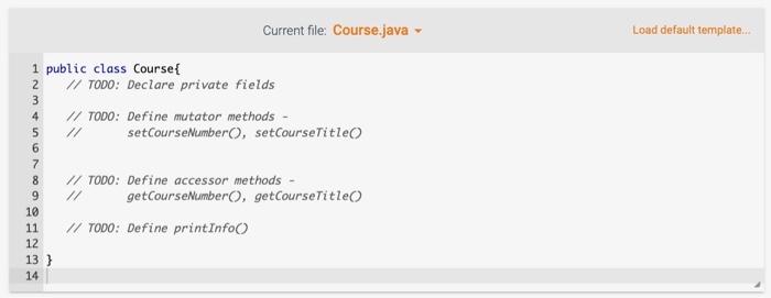 Solved Given main0, define a course base class with methods | Chegg.com