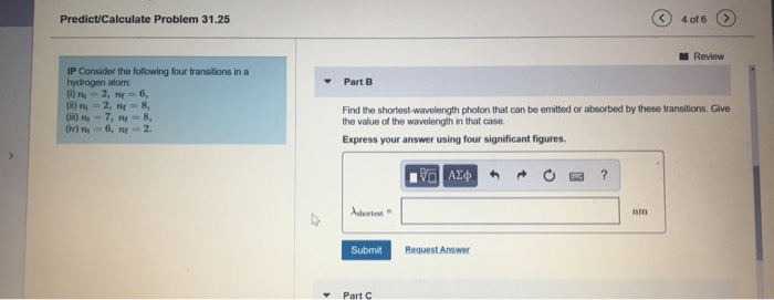 Solved Predict/Calculate Problem 31.25 4 of 6 IP Consider | Chegg.com