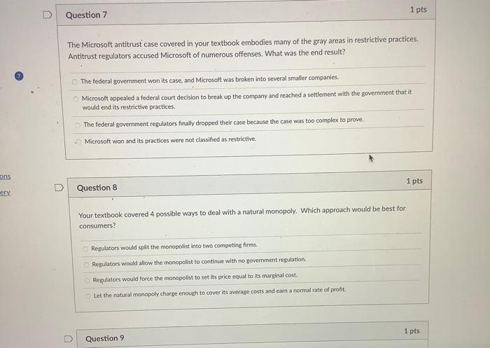 Solved The Microsoft antitrust case covered in your textbook | Chegg.com