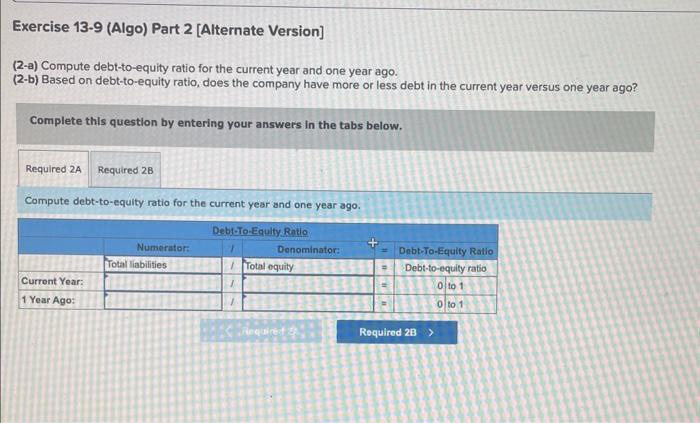 Solved Exercise 13-9 (Algo) Analyzing risk and capital | Chegg.com