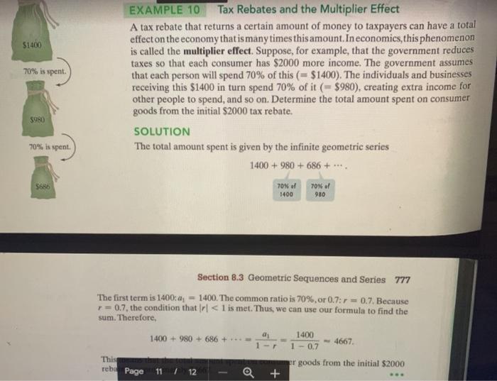 Solved Check Point 10 Rework Example 10 and determine the | Chegg.com