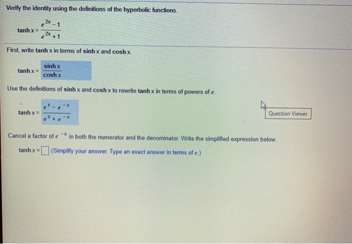 Solved Verify the identity using the definitions of the | Chegg.com