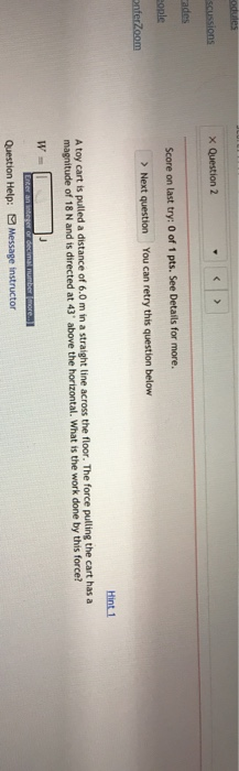 Solved odules scussions x Question 2 rades Score on last | Chegg.com