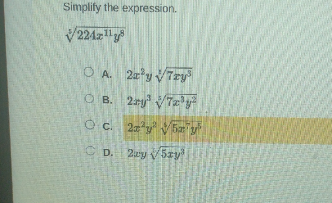 Solved Simplify the | Chegg.com