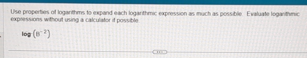 Solved Use properties of logarithms to expand each | Chegg.com