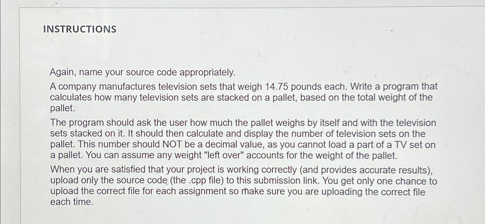 Solved INSTRUCTIONS Use c++ ﻿visual studios to code Again, | Chegg.com