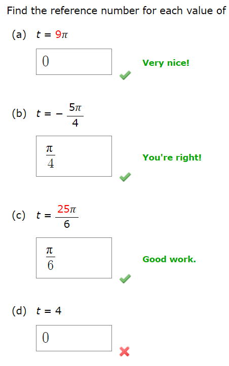 Solved Find the reference number for each value | Chegg.com