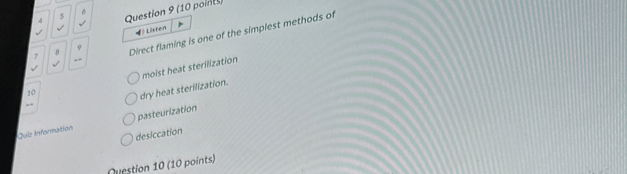Solved Question 9 (10 ﻿points)d) ﻿ListenDirect flaming is | Chegg.com