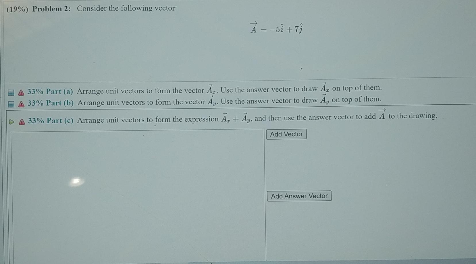 Solved (19%) ﻿Problem 2: Consider the following | Chegg.com
