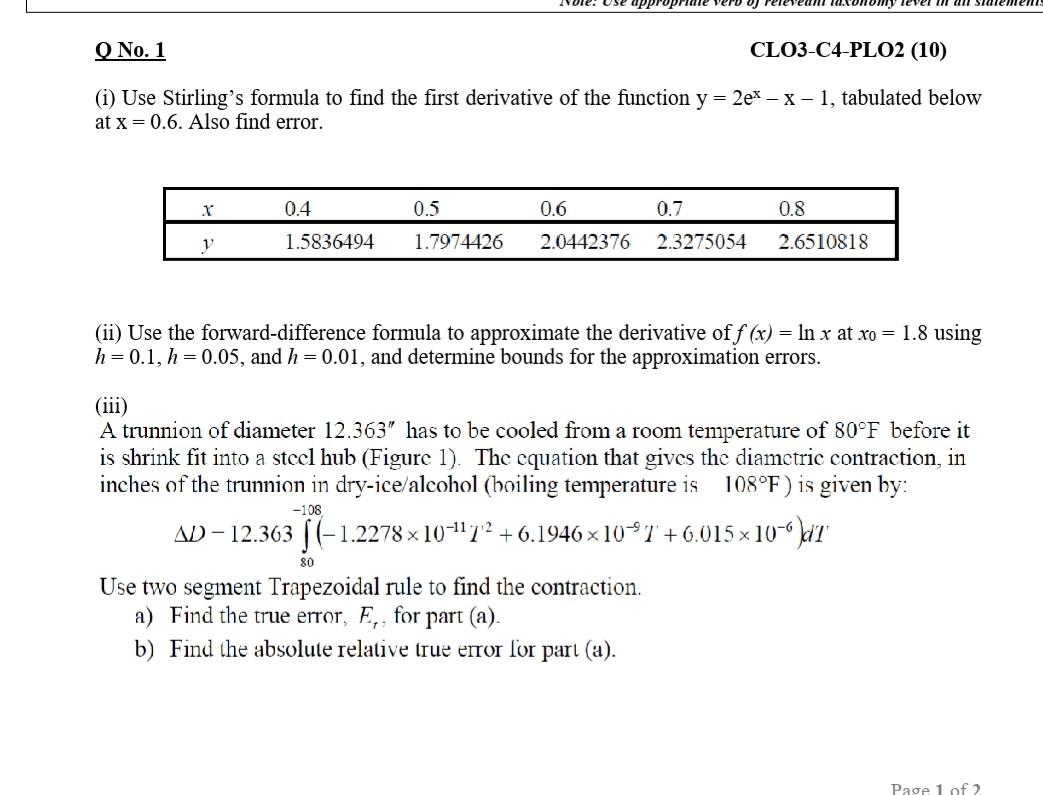 Solved (i) Use Stirling's formula to find the first | Chegg.com