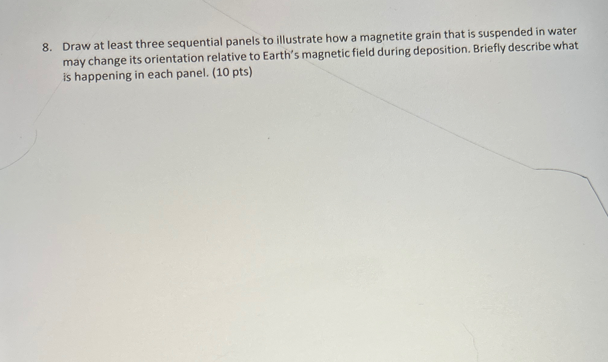 Draw at least three sequential panels to illustrate | Chegg.com