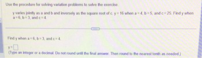 Solved Use the procedure for solving variation problems to | Chegg.com