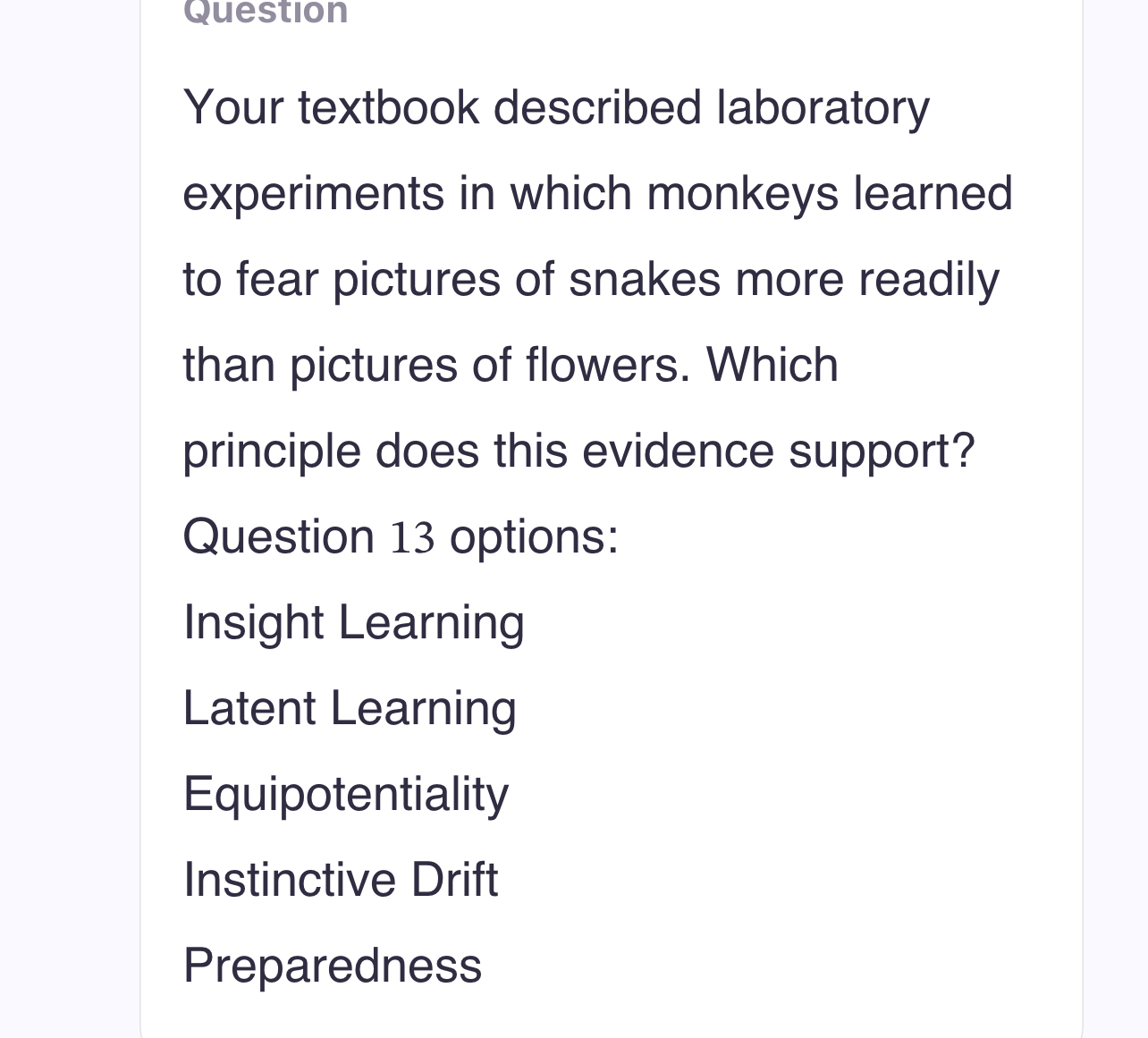 Solved QuestionYour textbook described laboratory | Chegg.com