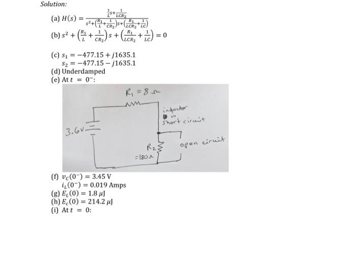 Solved 4. In the circuit below, the switch has been in the | Chegg.com