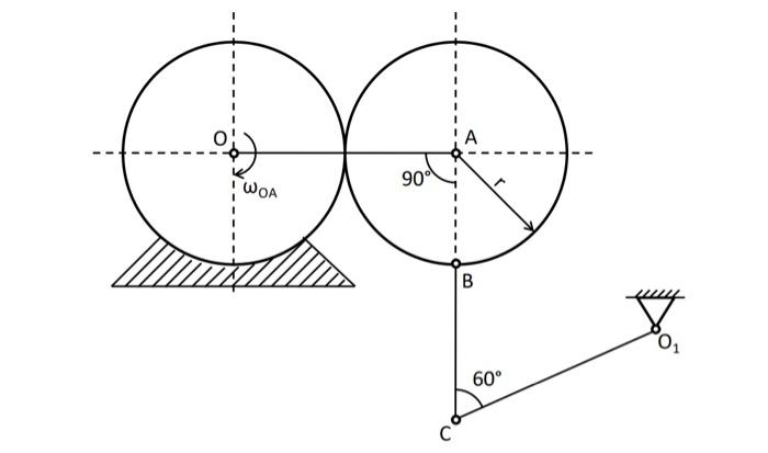 Solved Define velocities of particles A, B, C, and angular | Chegg.com
