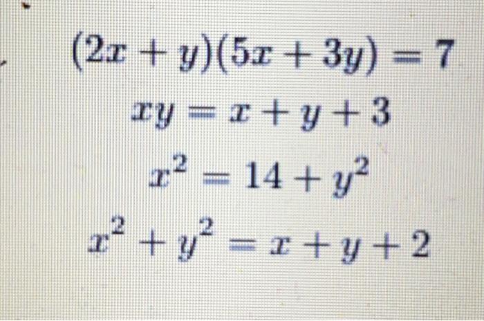 Solved Solve the following diophantine equations. Im having | Chegg.com