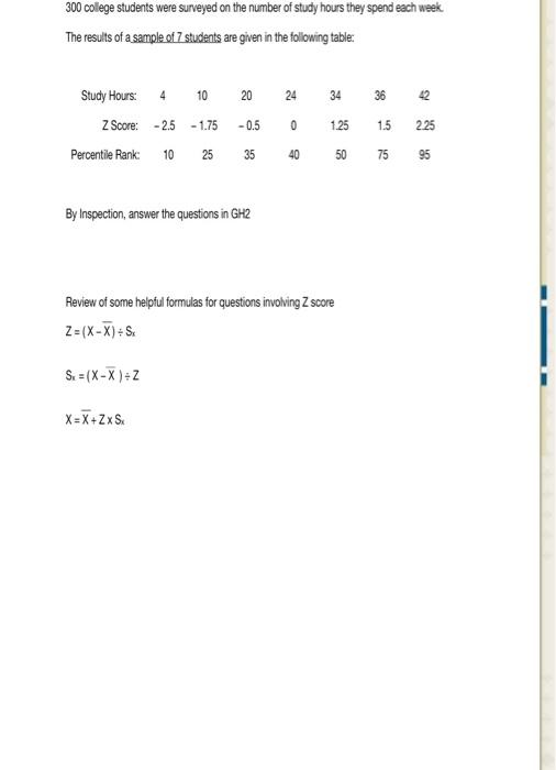 Solved 300 college students were surveyed on the number of | Chegg.com